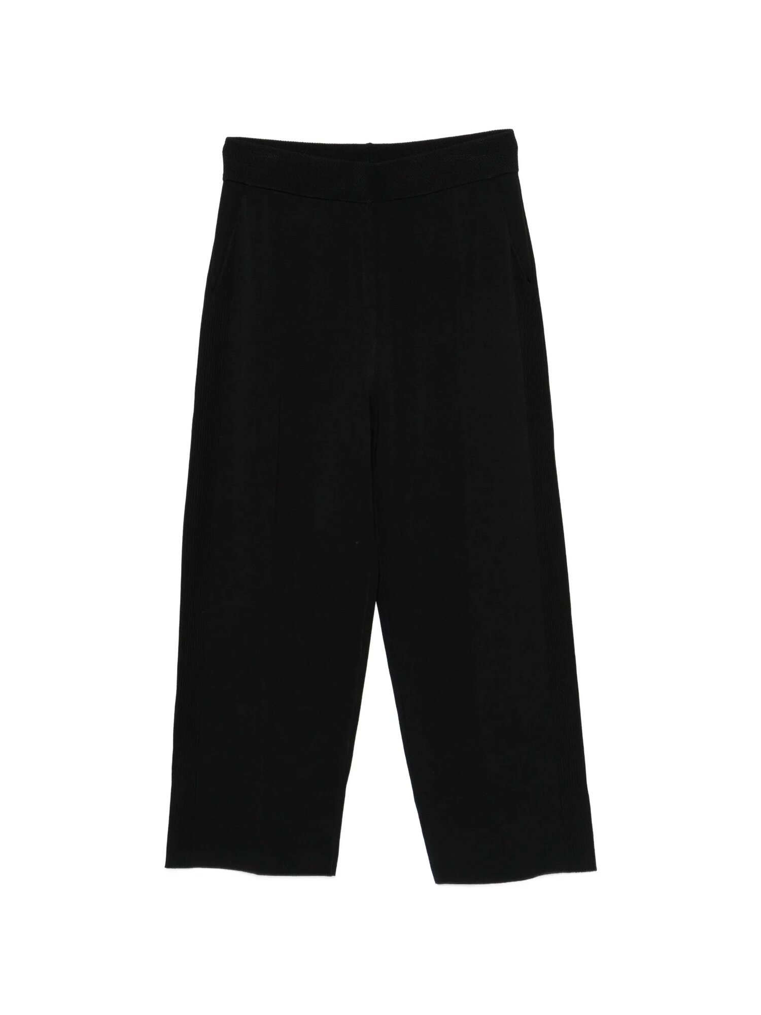 Брюки Ribbed-knit wide-leg trousers