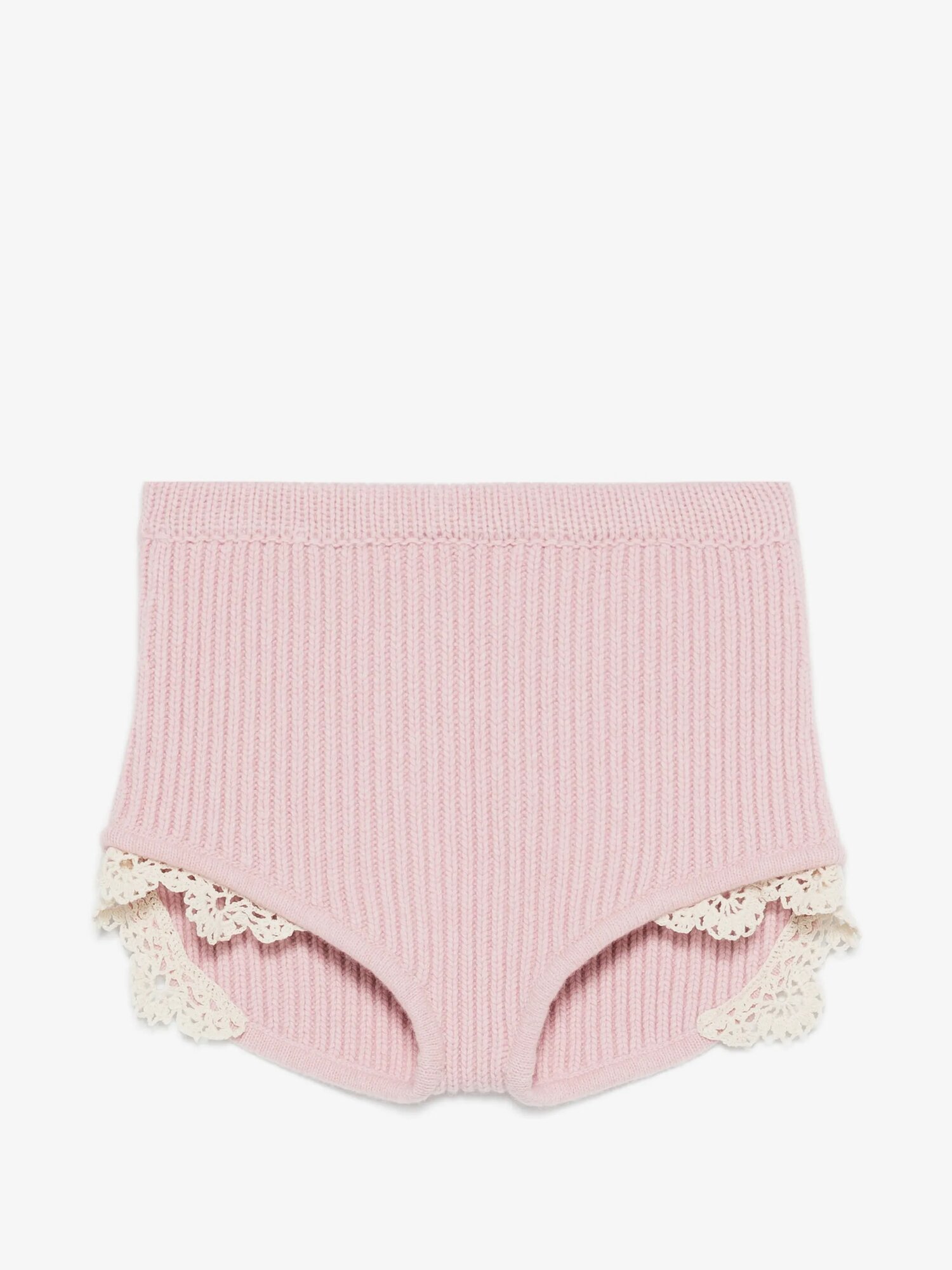 Шорты MAGDA BUTRYM Lace-trim knitted shorts