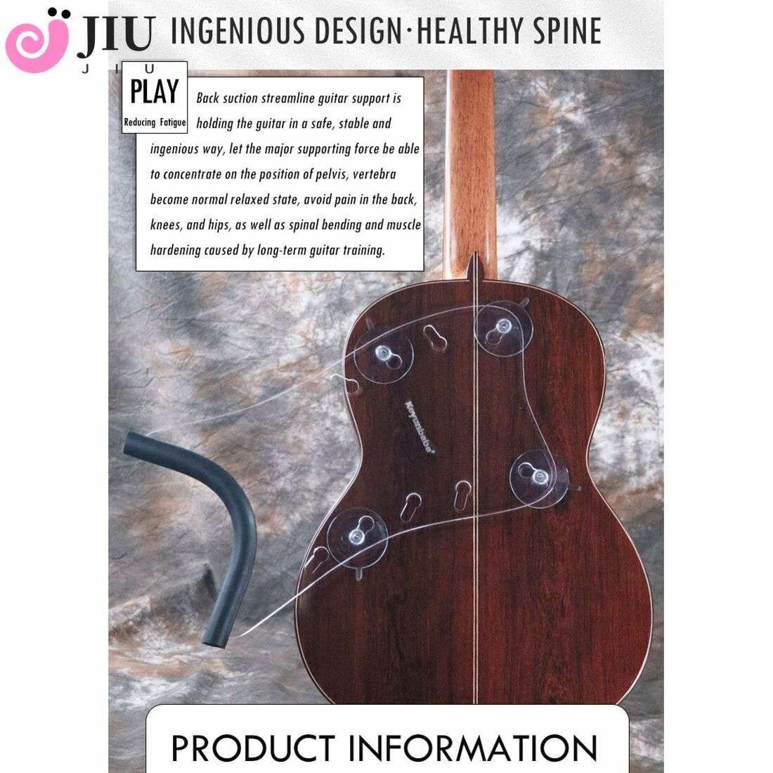 Подставка Koyunbaba Guitar Support Back Suction Streamliner для укулеле C