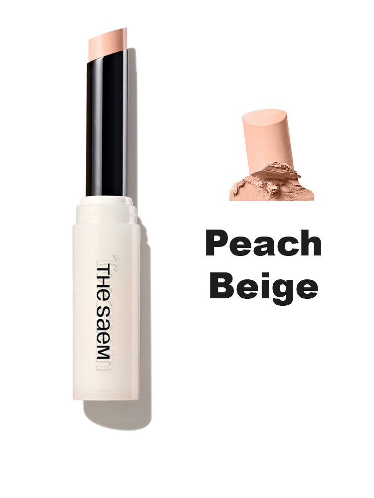The Saem Консилер-стик для маскировки кожных недостатков 2,5 г Cover Perfection Stick Concealer, оттенок Peach Beige
