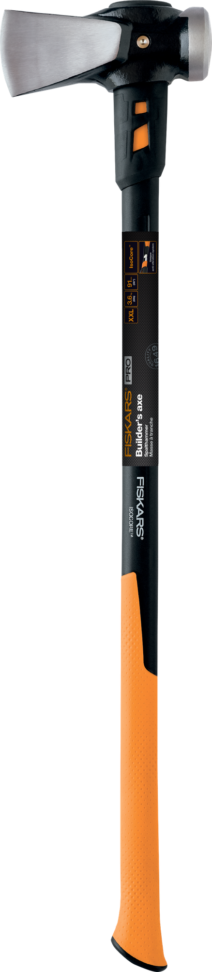 Топор колун FISKARS XXL, 3,6 кг, для дров и поленьев, универсальный (1020220)