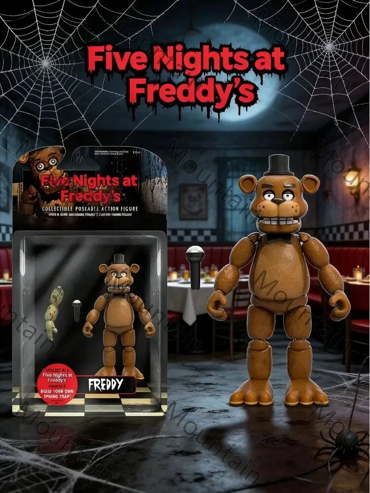 Фигурка Games Withered Freddy - Five Nights at Freddy's, ABS пластик, 15 см, 1 шт.