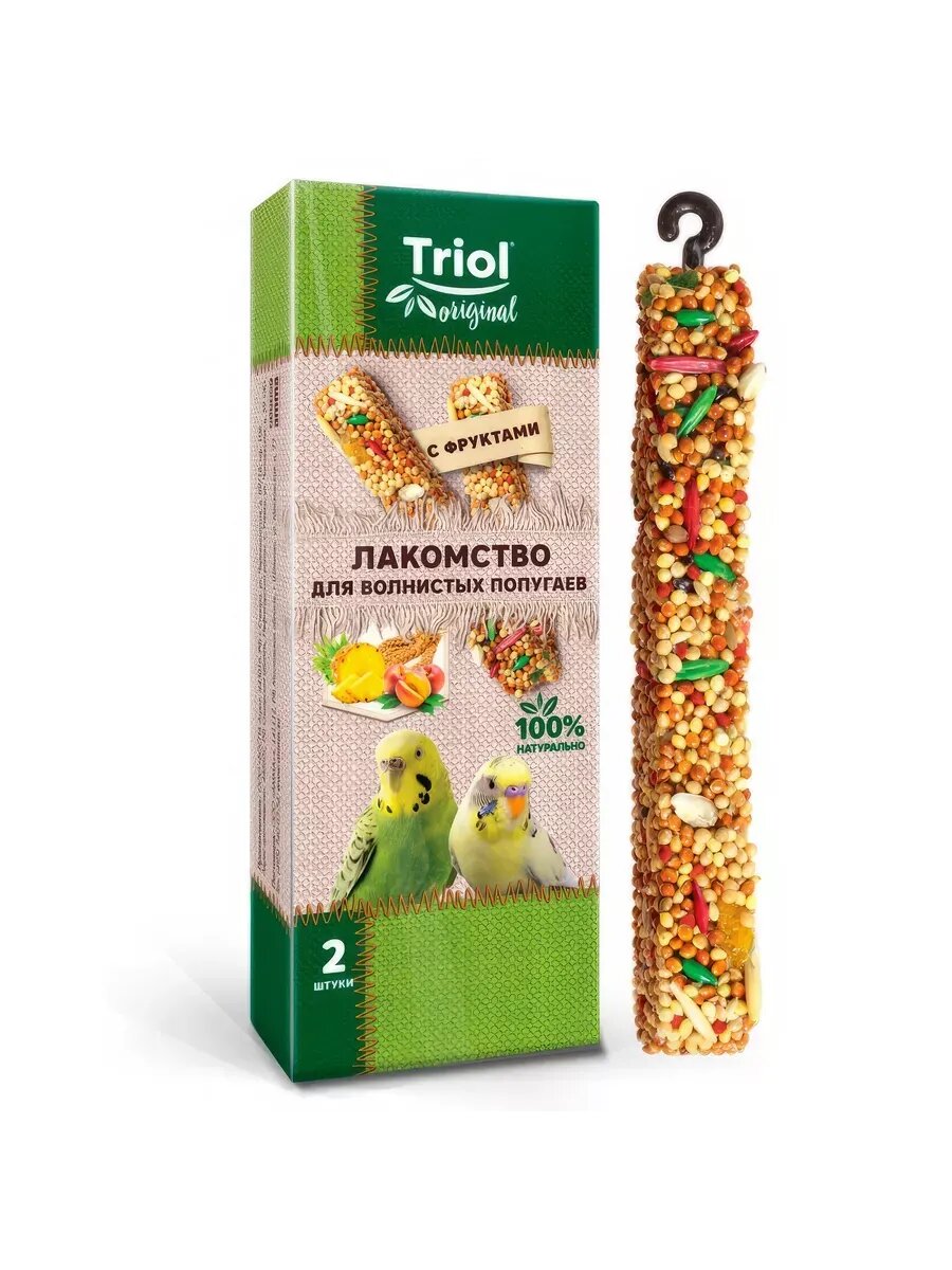 Лакомство Original для волнистых попугаев с фруктами