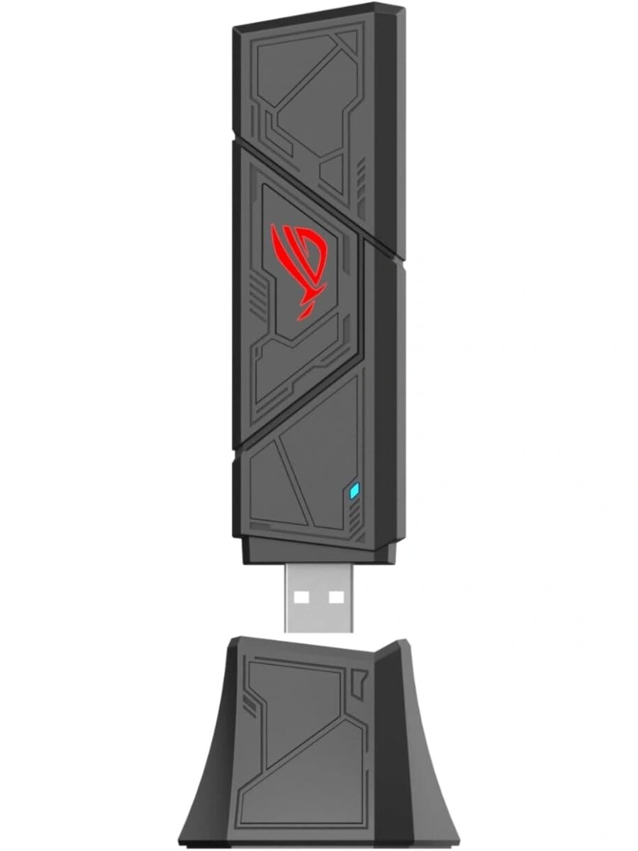 Сетевой адаптер Wi-Fi Asus ROG USB-BE92 BE6500 USB 3.0 (ант. внутр.) 2ант.