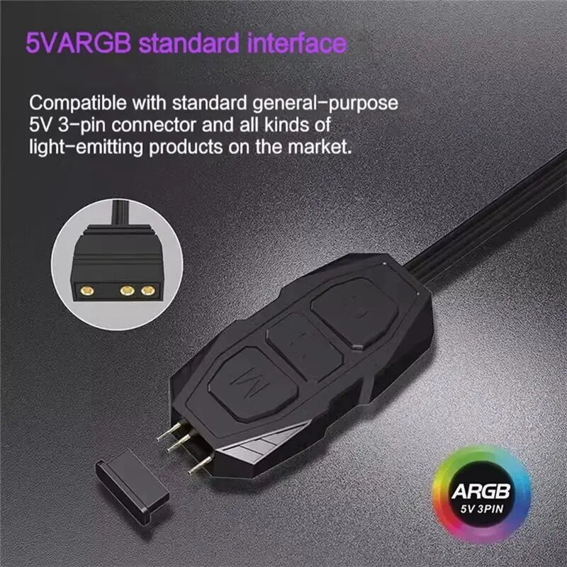 ARGB контроллер 5В 3Pin Optimal SATA — фото 1