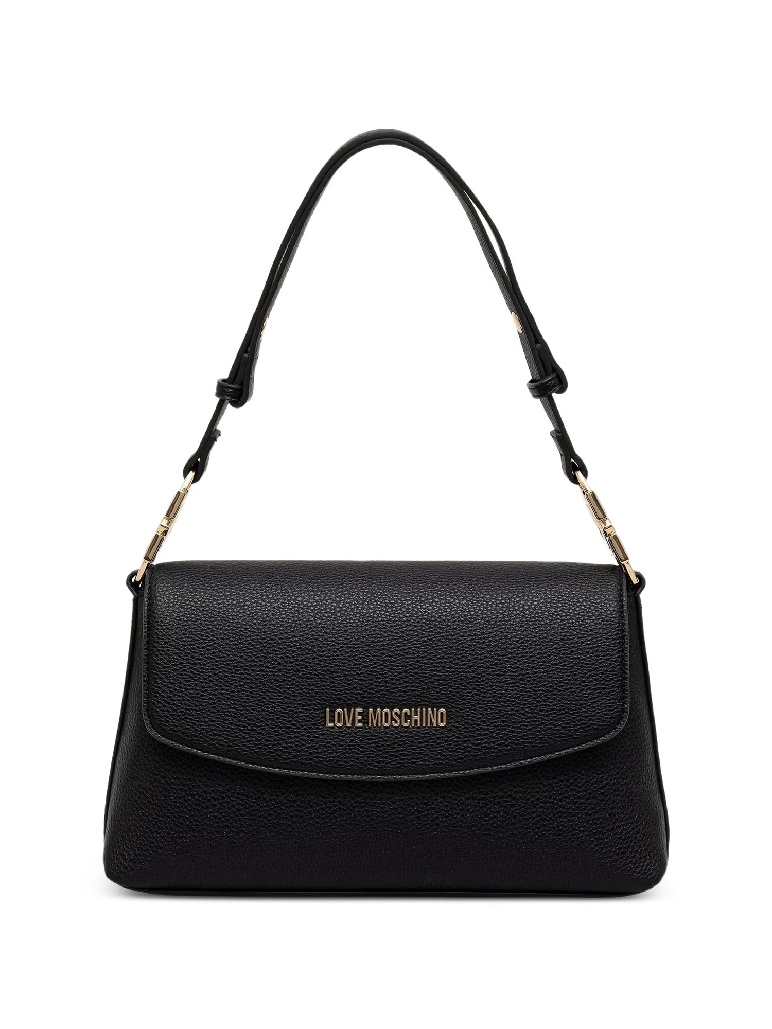 Сумка LOVE MOSCHINO Logo-plaque pebbled tote bag