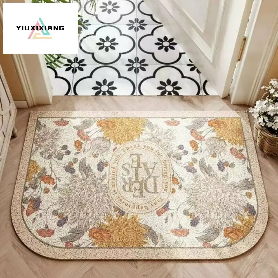 Грязеотталкивающий коврик для входной двери Бежевый, 60X90CM, XSQ40