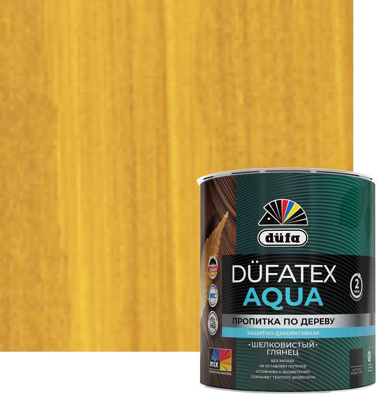 Пропитка для дерева водная цвета сосна Dufatex aqua 0.75 л