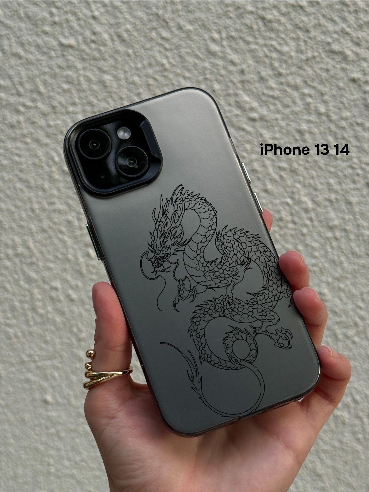 Чехол на iPhone 13 14 с драконом