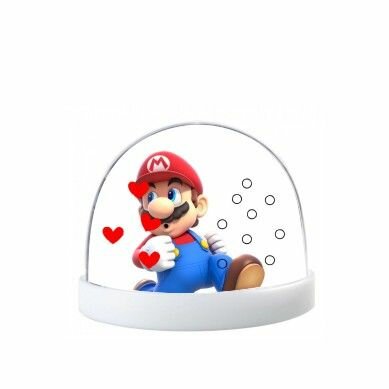 Водяной шар Марио/ Mario №5, Искусственный снег
