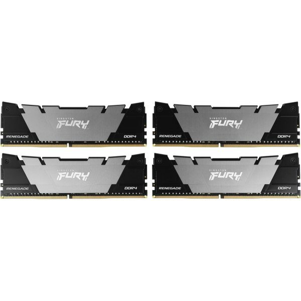 Оперативная память Kingston Fury Renegade Black KF432C16RB2K4/128 DDR4 - 4x 32ГБ 3200МГц, DIMM, Ret