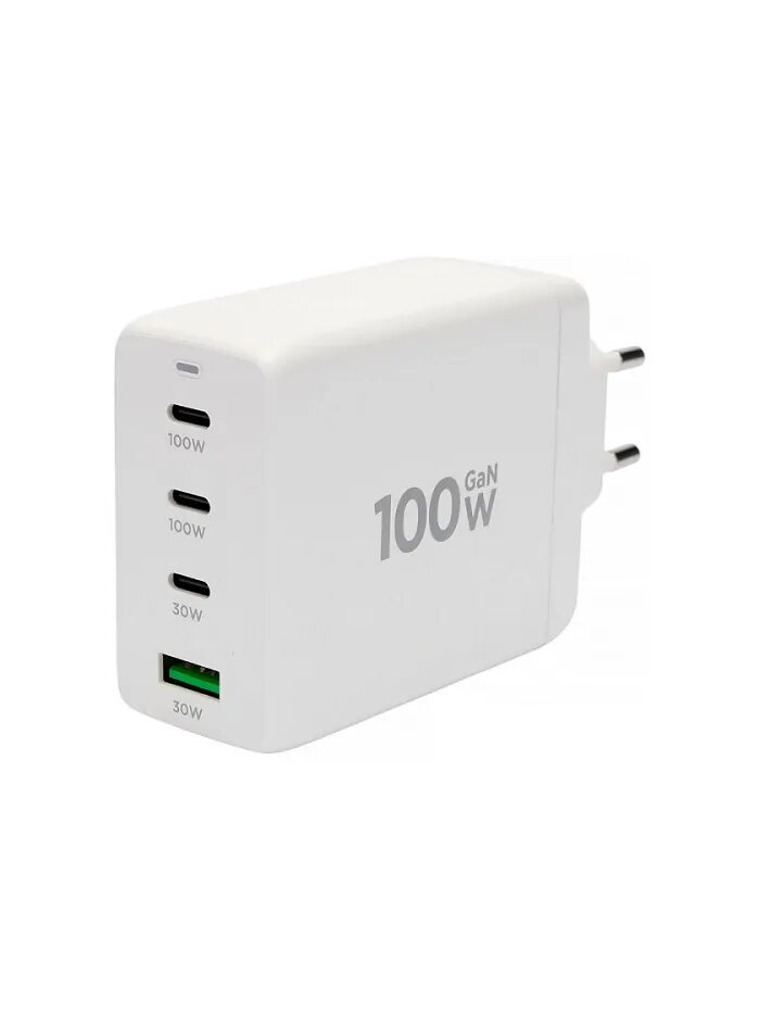 Зарядное устройство сетевое Cablexpert MP3A-PC-66 Зарядное устройство Cablexpert 100Вт GaN, белый