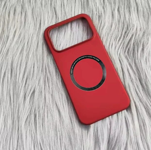 Красный матовый чехол OnePlus 8 с MagSafe