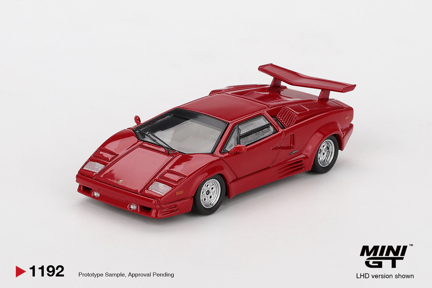 Коллекционная машинка MINI GT 1:64 Lamborghini Countach 25th Anniversary Red LHD