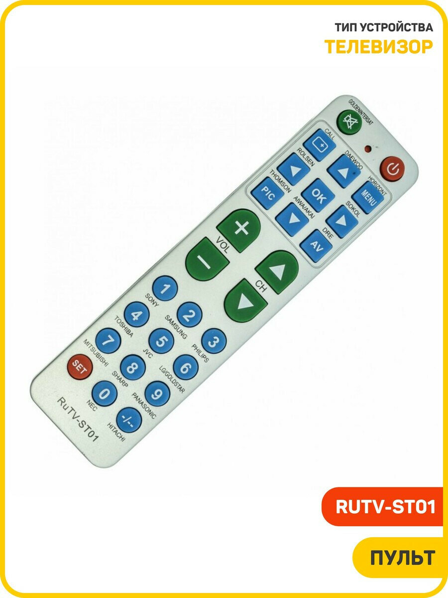Пульт Huayu для IHandy RUTV-ST01 TV+LED+HD