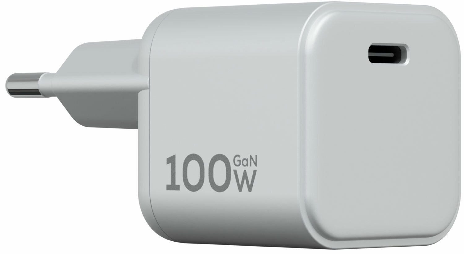 Сетевое з/у Magssory Nano Boost, 100W, GaN, с функцией быстрой зарядки, белый