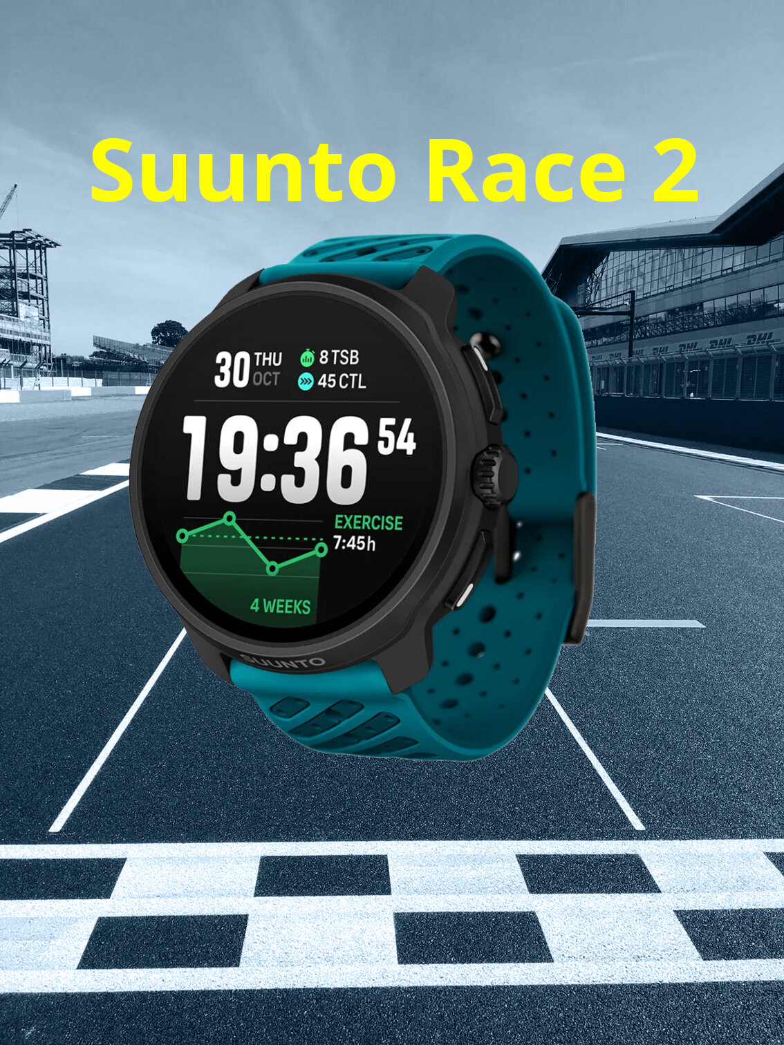 Часы SUUNTO RACE 2 Wave Blue