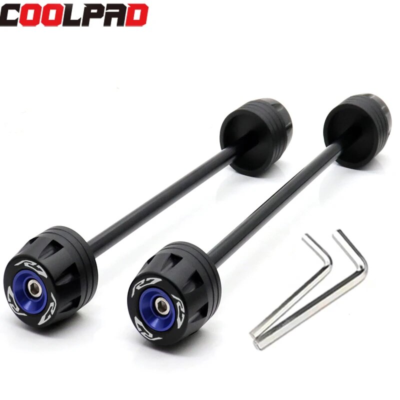 R7 вилка переднего моста, ползунки для YAMAHA YZF R7 2021-2024 YZFR7, аксессуары для мотоциклов, ступица заднего колеса, блок предотвращения столкновений Синий