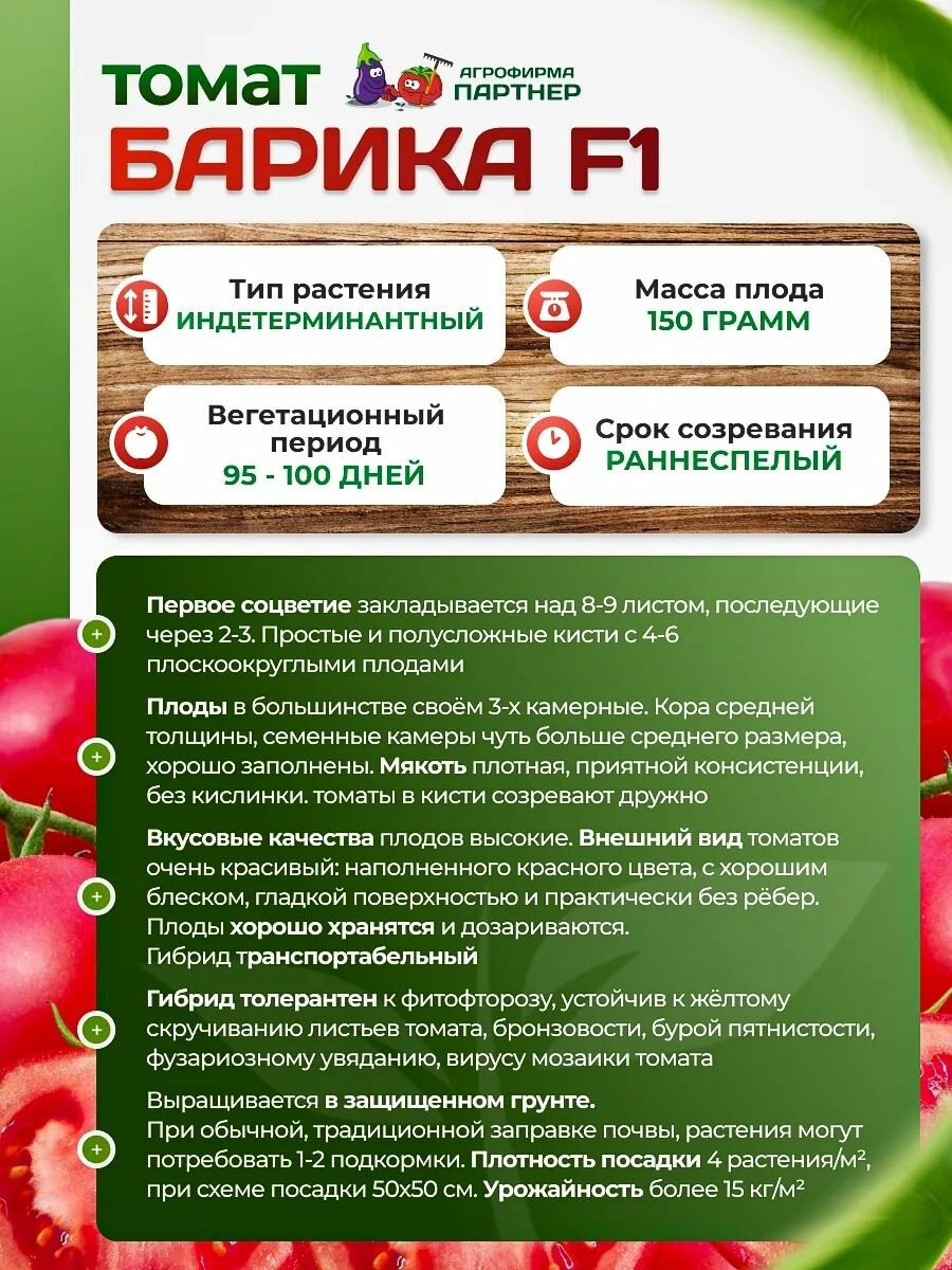 Семена томат - "Барика" — фото 1