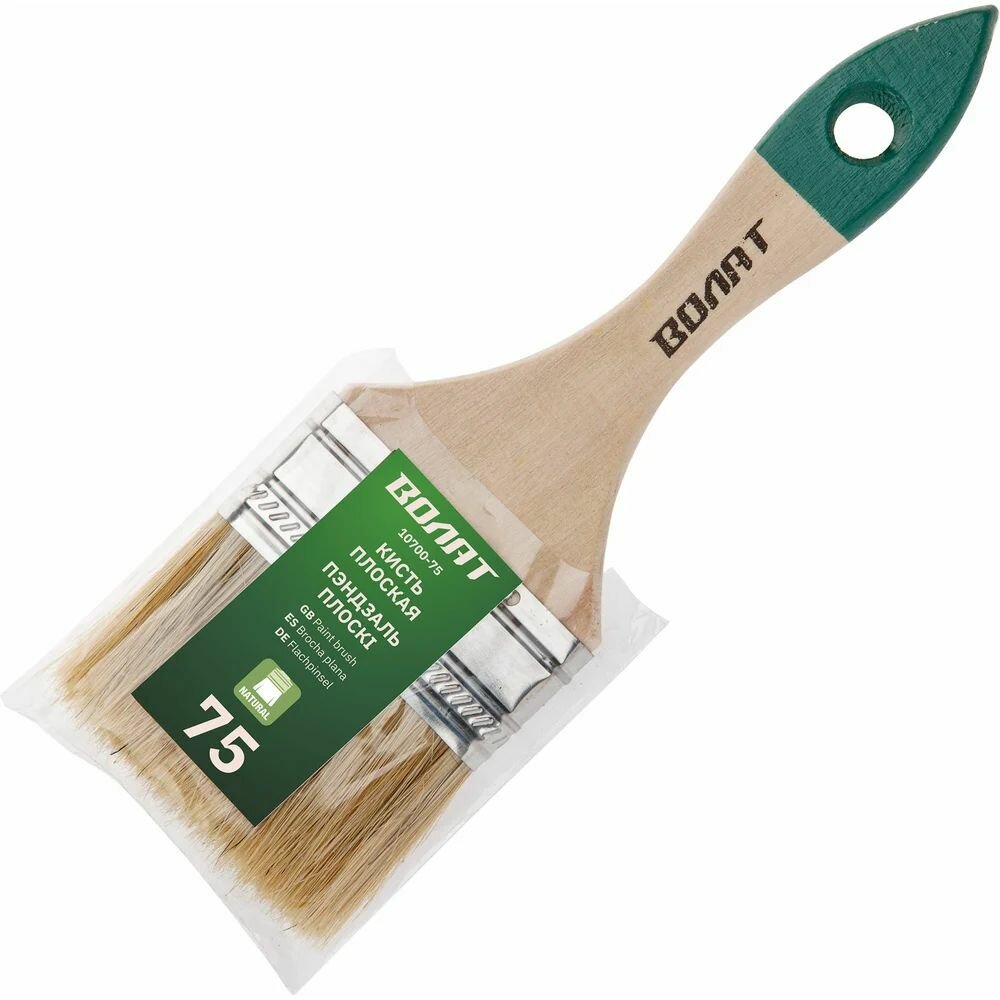 Плоская кисть волат 10700-75