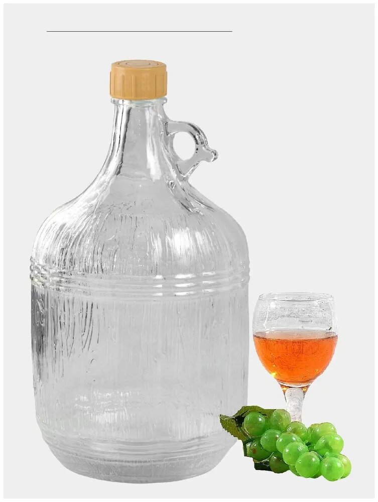 Стеклянная бутыль 5л "Дария"