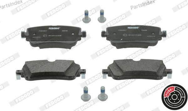 Колодки тормозные дисковые, FERODO FDB4807