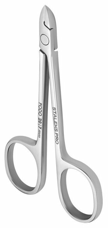 Кусачки для кутикулы STALEKS "Глазки" PODO 20 (NP-20-7), серебристый