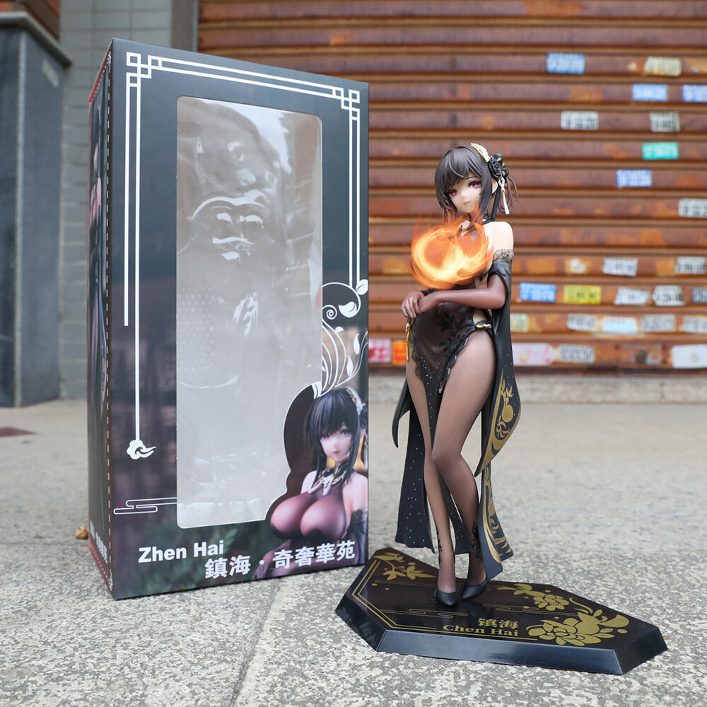 Azur Lane: The Sea of the Seas - Загадочная фигурка-модель, набор в стиле аниме/2D чонсам, лимитированная серия с дизайном Sea of the Seas