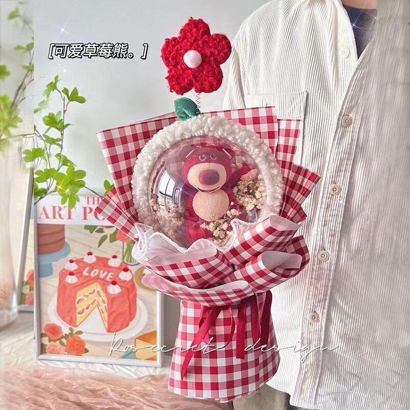 Новогодний подарок Звездное небо Вечный цветок СтеллаЛу Мультяшный букет Подарок на день рождения для девочек Кукла