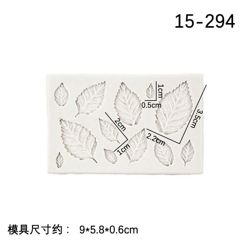 Серый силиконовая форма для листьев клена для украшения тортов и выпечки DIY, безопасная для пищи, 15x29.4 см