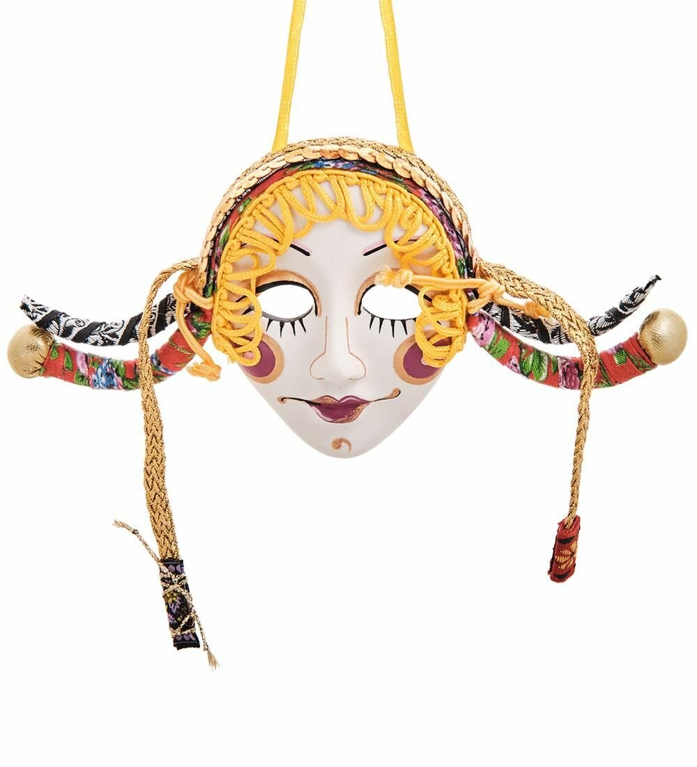 Маска Девочка мал. A2189133 РусКукла, Фарфор, текстиль