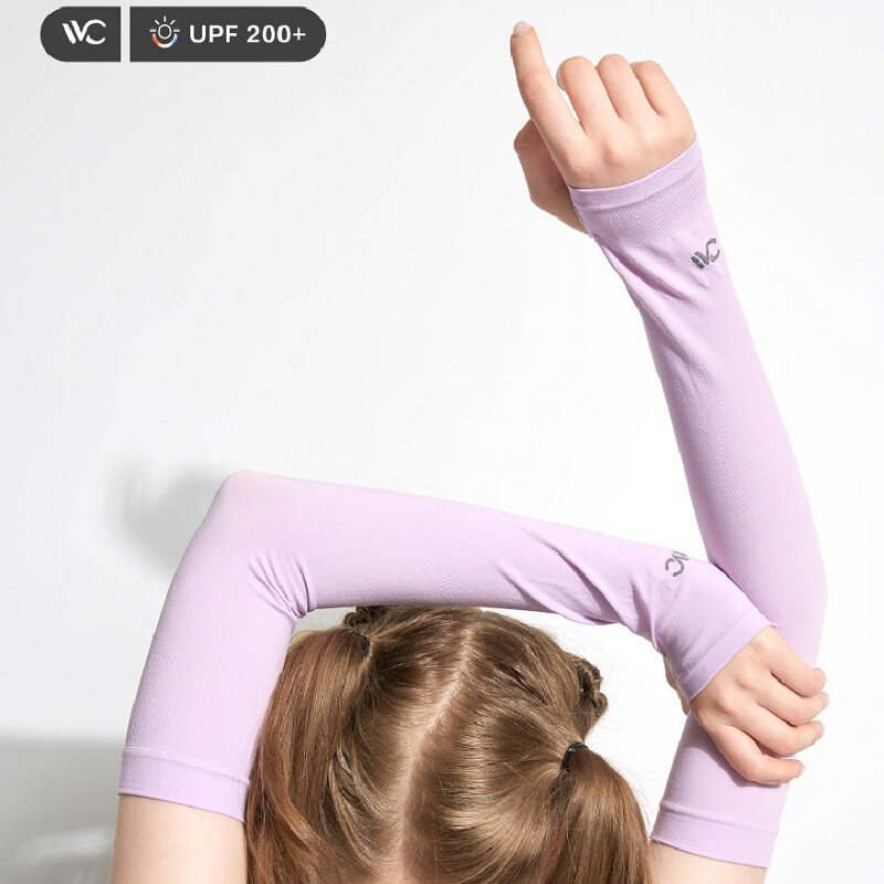 VVC Защитные рукава от солнца Летние наружные рукава из ледяного шелка для вождения и велоспорта Защитные рукава от УФ-излучения Тонкие UPF