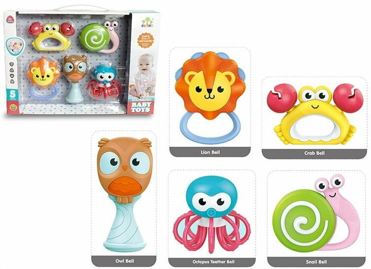 Baby Toys Набор погремушек 5 шт SL84851 с рождения
