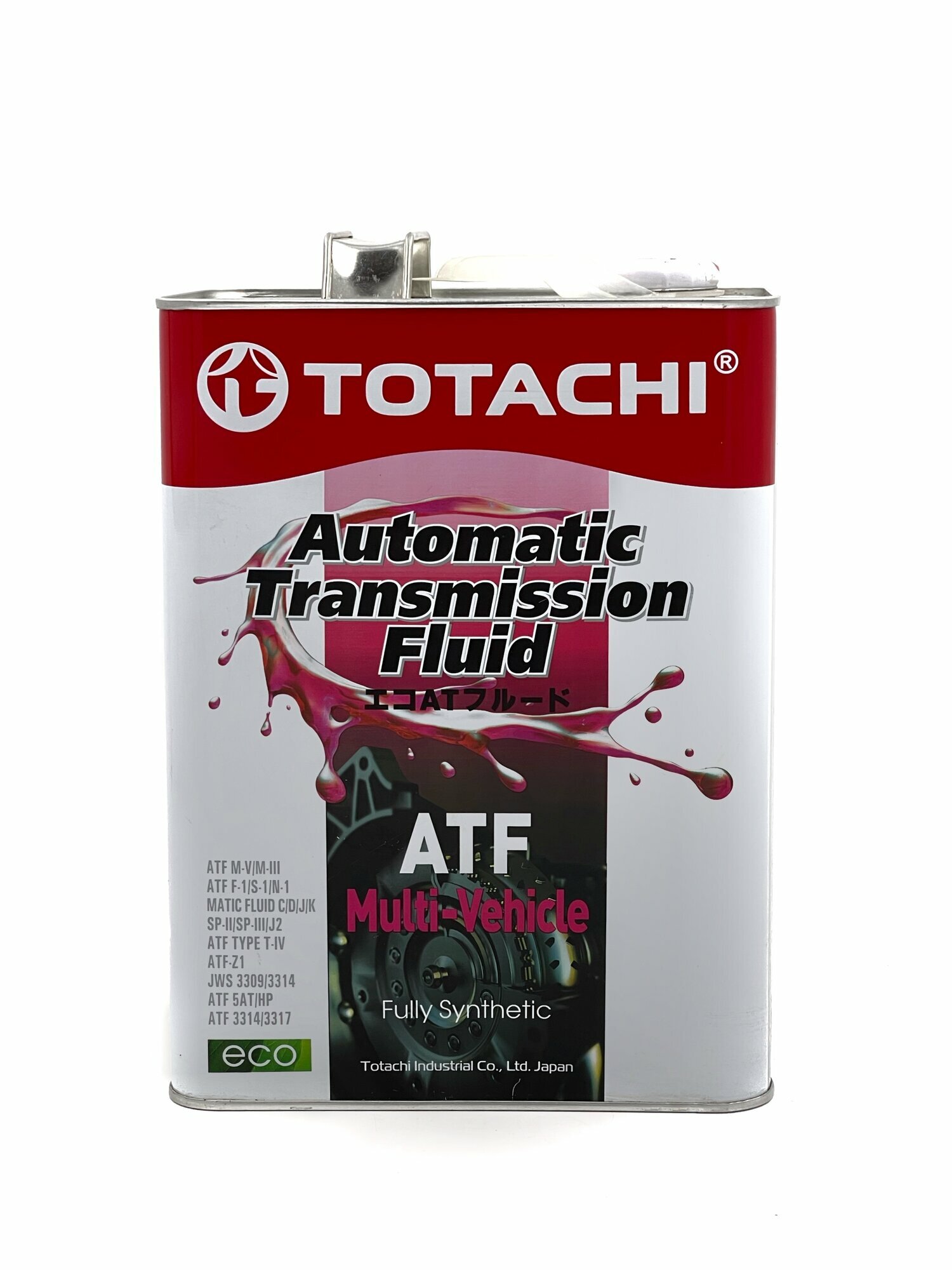 Масло трансмиссионное Totachi ATF Multi-Vehicle , синтетическое , 4 литра