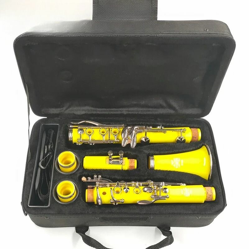 Кларнет Bb, 17 клавиш, корпус Sib Klarnet/ABS, нержавеющая сталь E106.