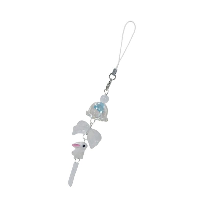 Цепочка для мобильного телефона с медузой-кроликом