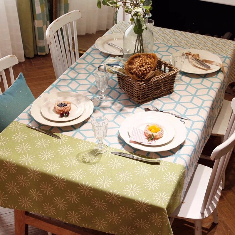 Ткань для обеденного стола, кофейного стола, мастерская живопись, цифровая печать, американский французский стиль, легкая роскошь, высококачественная сельская столовая скатерть