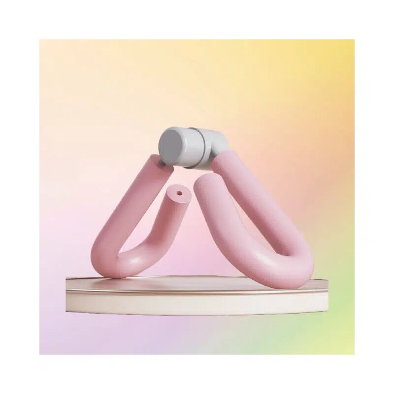 Тренажер для ног Thigh Master, цвет: синий, фиолетовый, серый, красный, материал: ПВХ, пенопласт, металл, 1 шт, для тренировки мышц ног, бедер, рук, груди, талии