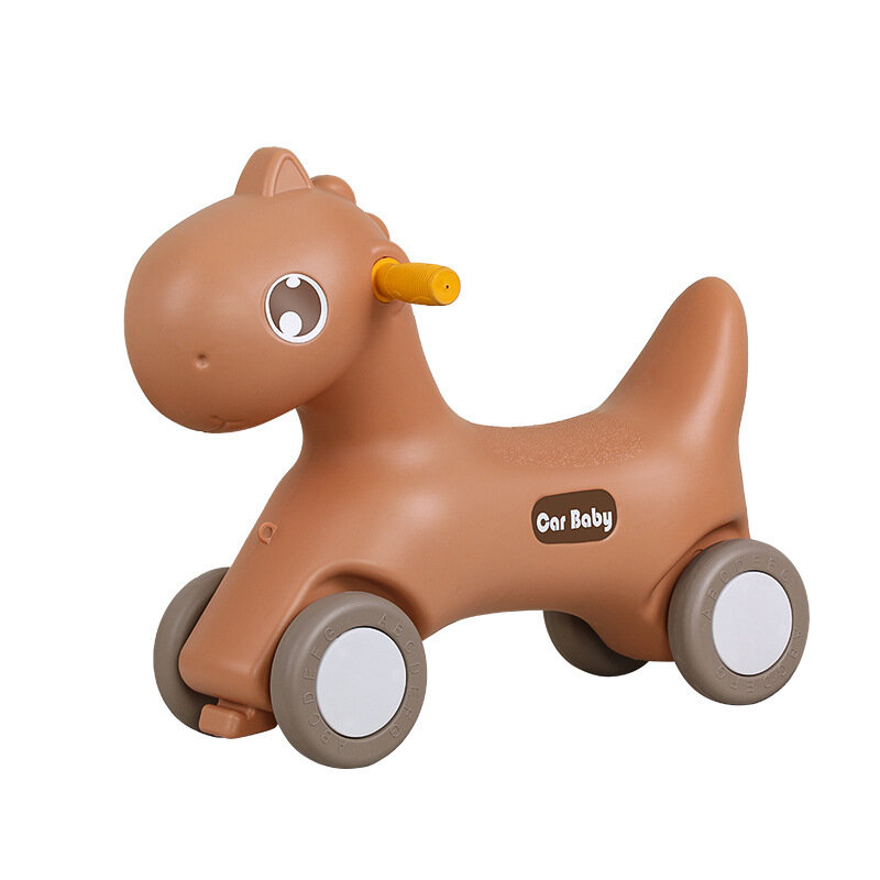 Новая модель деревянного лошадки для домашнего использования, детская качалка, двойное использование, качалка для младенцев, многофункциональная каталка 2-в-1