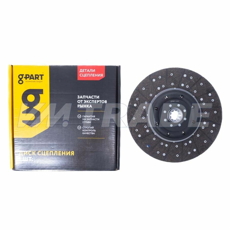 Диск сцепления ведомый Валдай, ГАЗ-3308, 3309 дв. ММЗ-245 ступица d 40мм