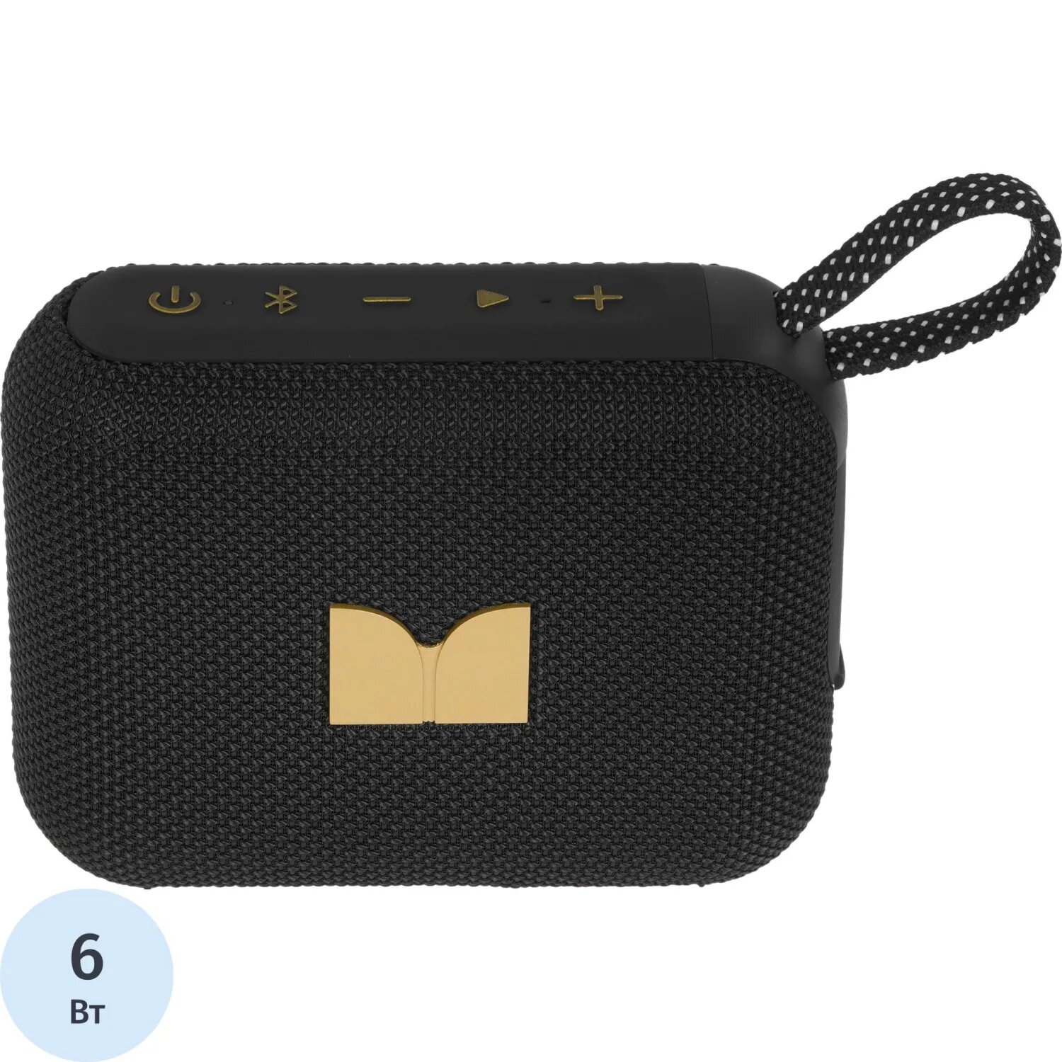 Колонка портативная Monster Cube 1, чёрная