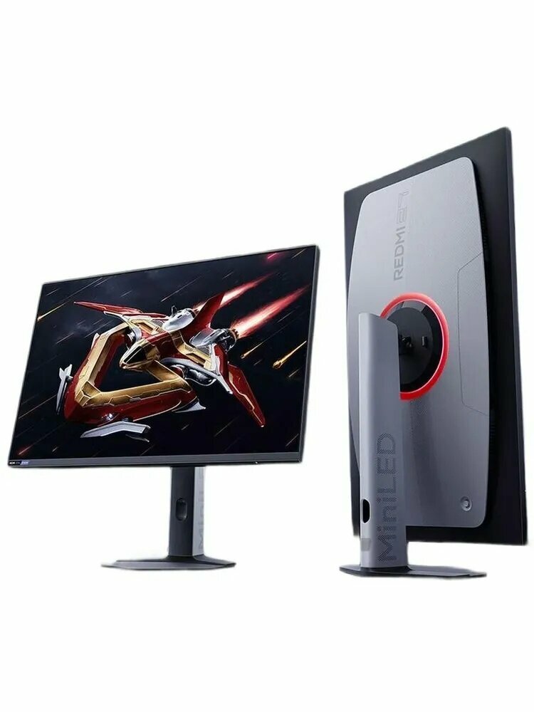 Xiaomi 27" Монитор Redmi G Pro 27Q (P27QDA-RGP) Mini LED 1152 зоны 1 мс отклика, черный матовый, светло-серый