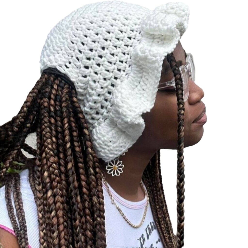 Вязаная крючком панама для девочек