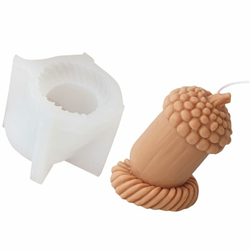 Силиконовая Форма Для Свечей Из Рождественской Шишки-Наклонная Увеличенная Шишка ZHF15464