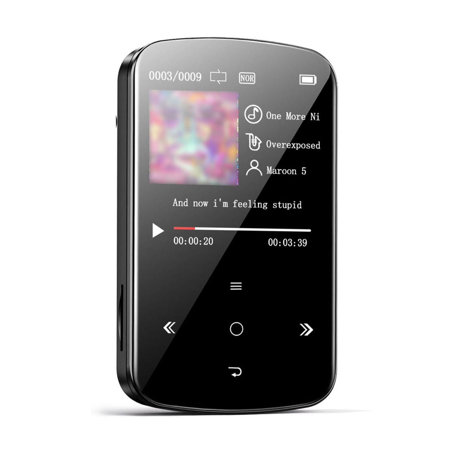 MP3 плеер, M9, 1.5 дюйма OLED экран, с Bluetooth, для бега
