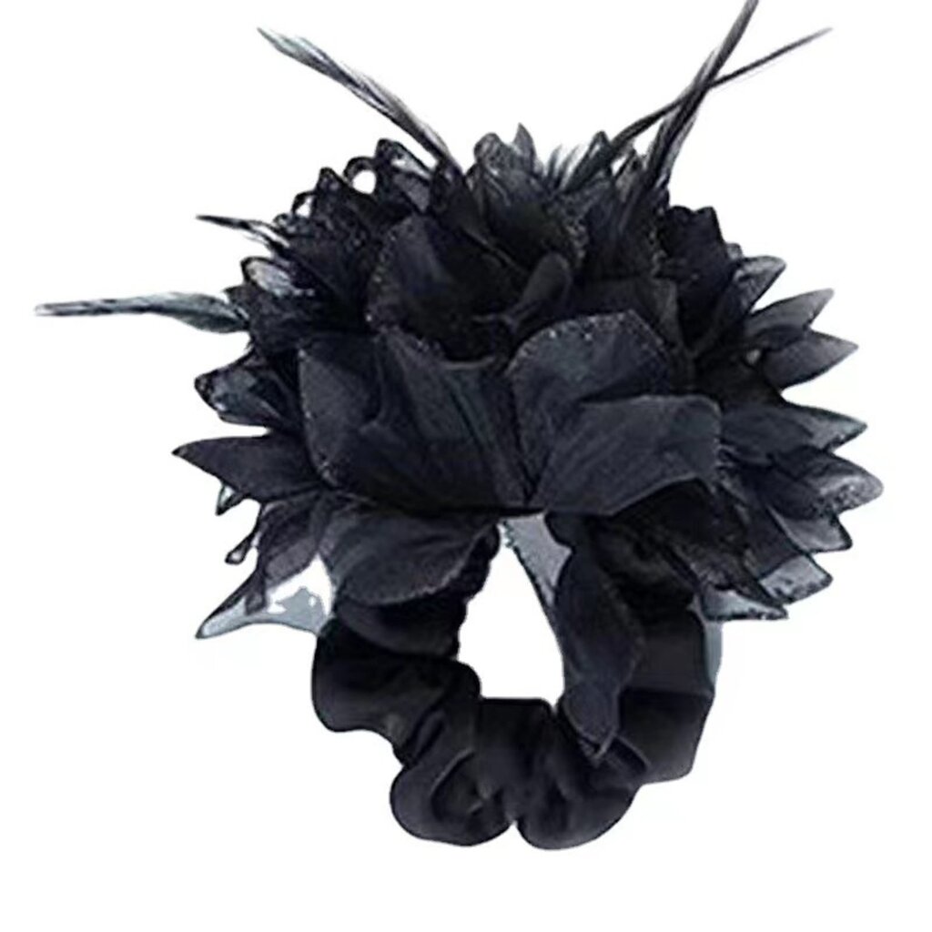 Hair Tie Big Flower Hair Scrunchies Headdress Headwear 1920s Hair Accessories for Women