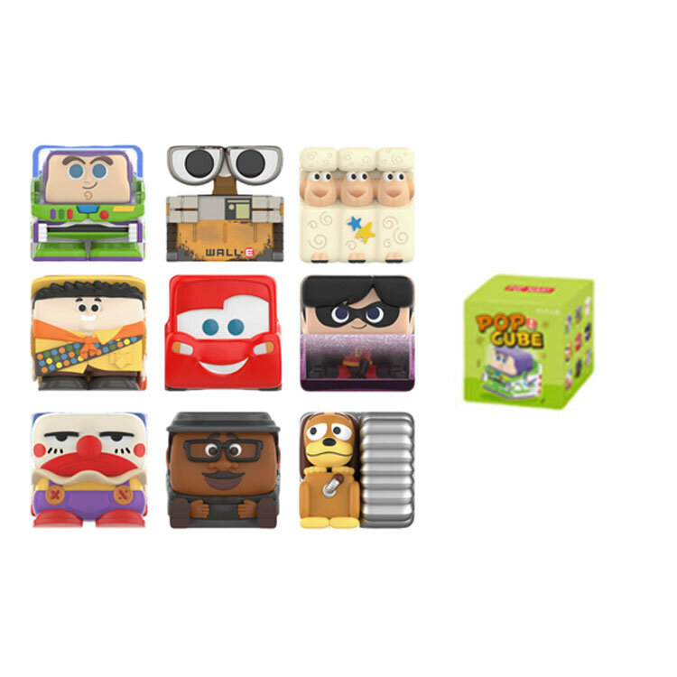 POP MART Тайные коробки Disney/Pixar POP CUBE 1 Коллекция, Single Mystery Box (Random Pick)