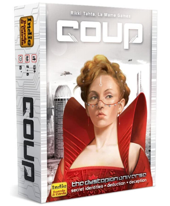 The Resistance: Coup Social Deduction Game, Set в подарочной упаковке