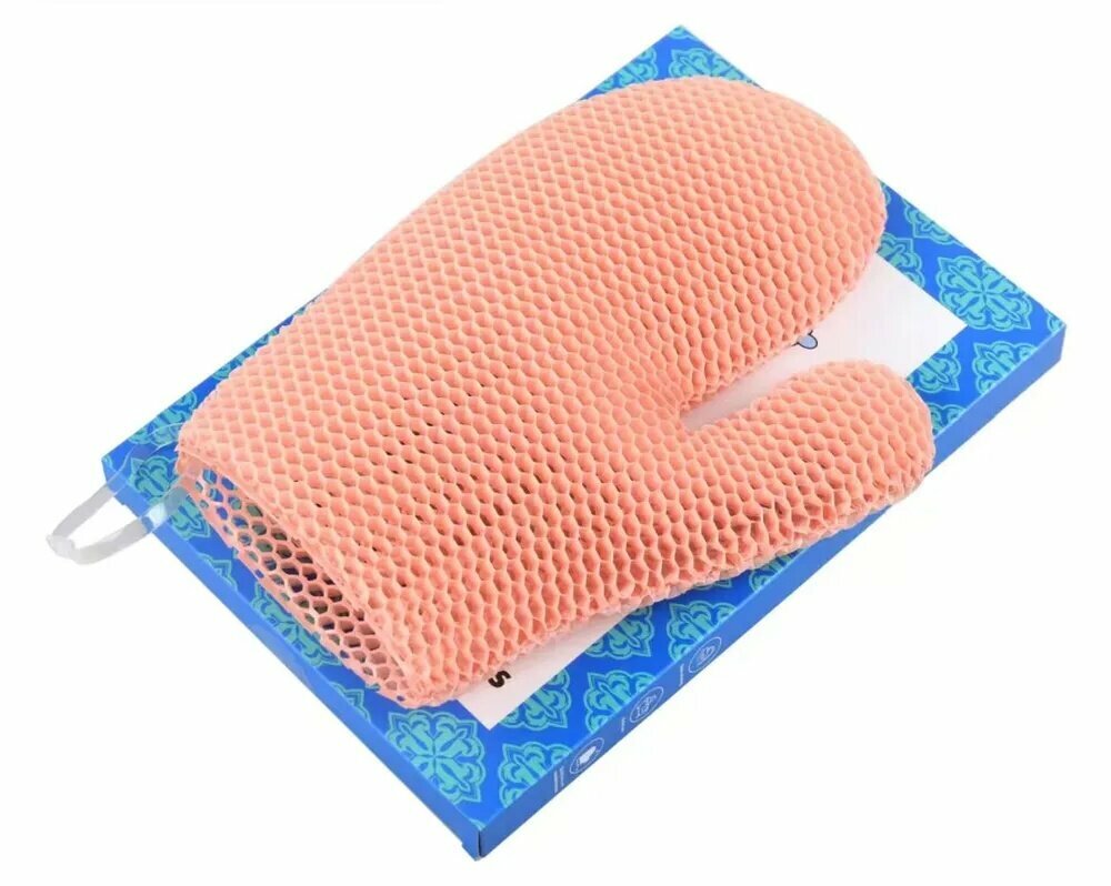 Supracor мочалка-рукавица массажная (розовый)