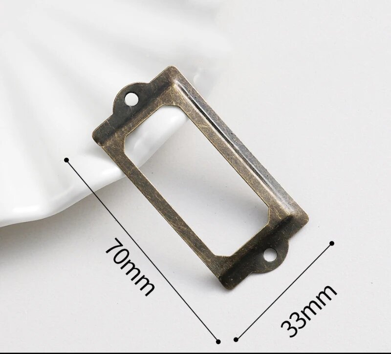 Антикварные держатели этикеток KUNGSPHAN, набор из 10 штук 002